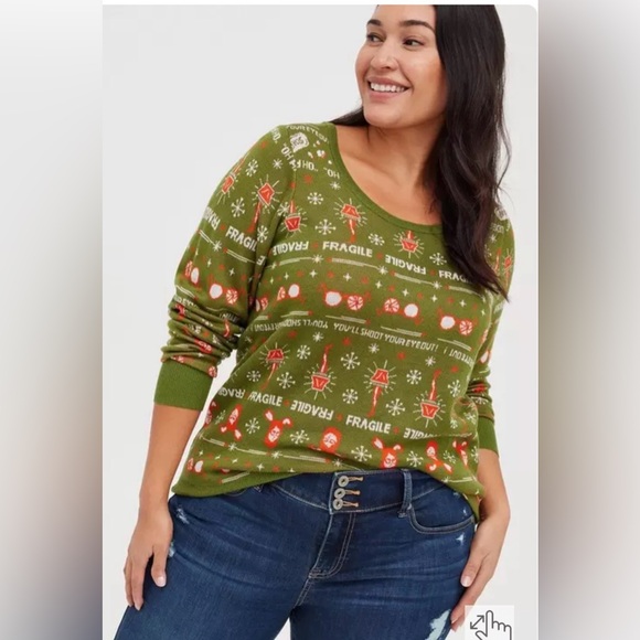 torrid | Sweaters | 23 Nwot Torrid Pullover Sweater A Christmas Story ...